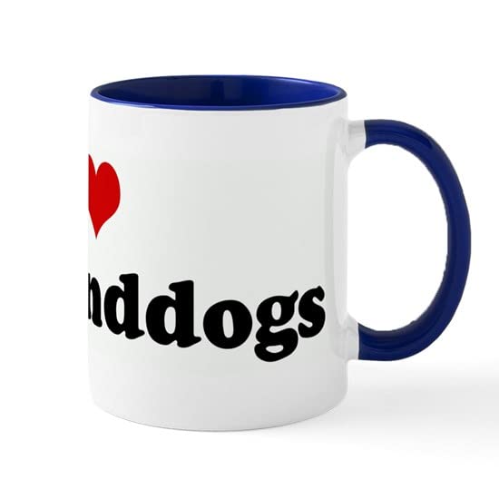 CafePress I Love My Granddogs Mug Ceramic Coffee Mug, Tea Cup 11 oz