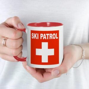 CafePress Ski Patrol Mug Ceramic Coffee Mug, Tea Cup 11 oz