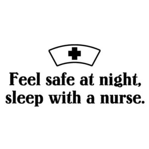 CafePress Feel Safe At Night, Sleep With A Nurse. Mug Ceramic Coffee Mug, Tea Cup 11 oz