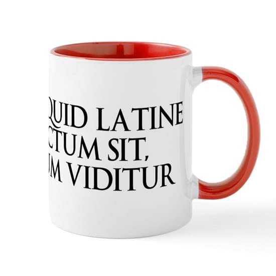 CafePress Latin Mug Ceramic Coffee Mug, Tea Cup 11 oz