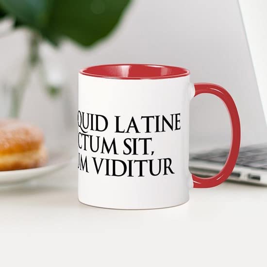 CafePress Latin Mug Ceramic Coffee Mug, Tea Cup 11 oz