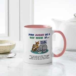 CafePress Mug You Might Be A Vet Tech Ceramic Coffee Mug, Tea Cup 11 oz