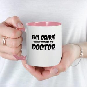 CafePress Evil Genius Cleverly Disguised As A Doctor Mug Ceramic Coffee Mug, Tea Cup 11 oz