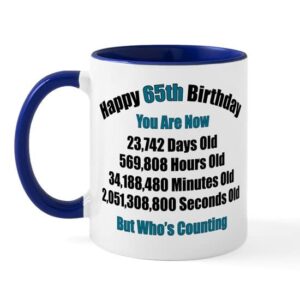 cafepress 65 ‘years’ old mug ceramic coffee mug, tea cup 11 oz