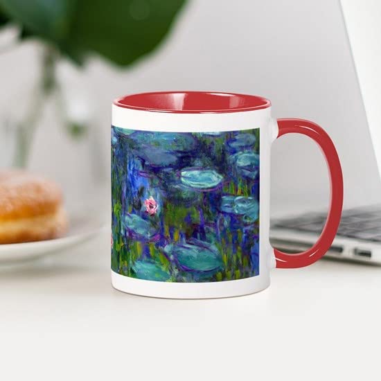 CafePress Monet Water Lilies Mug Ceramic Coffee Mug, Tea Cup 11 oz