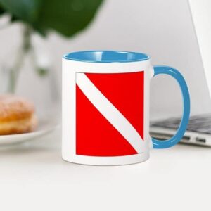 CafePress Diver Down Mug Ceramic Coffee Mug, Tea Cup 11 oz