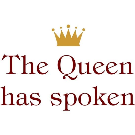 CafePress The Queen Has Spoken Mug Ceramic Coffee Mug, Tea Cup 11 oz