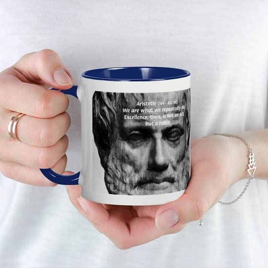 CafePress Greek Philosophy: Aristotle Mug Ceramic Coffee Mug, Tea Cup 11 oz