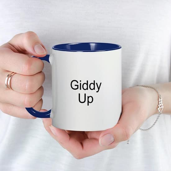 CafePress Giddy Up Mug Ceramic Coffee Mug, Tea Cup 11 oz