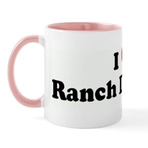 cafepress i love ranch dressing mug ceramic coffee mug, tea cup 11 oz