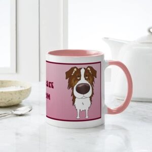 CafePress Aussie Mom Big Nose Mug Ceramic Coffee Mug, Tea Cup 11 oz