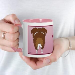 CafePress Aussie Mom Big Nose Mug Ceramic Coffee Mug, Tea Cup 11 oz