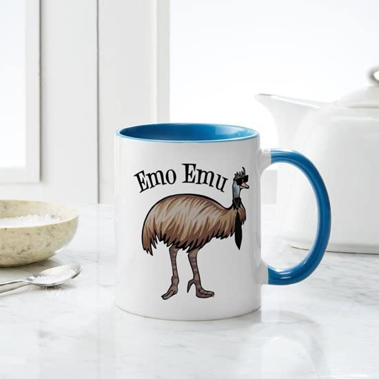 CafePress Emo Emu Ceramic Coffee Mug, Tea Cup 11 oz