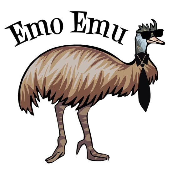 CafePress Emo Emu Ceramic Coffee Mug, Tea Cup 11 oz