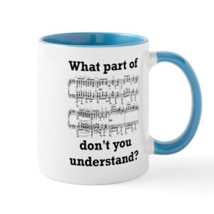 cafepress the musician mug ceramic coffee mug, tea cup 11 oz