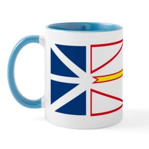 cafepress newfoundland flag mug ceramic coffee mug, tea cup 11 oz