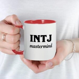 CafePress Intj Mastermind Myers Briggs Personality Mugs Ceramic Coffee Mug, Tea Cup 11 oz