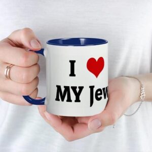 CafePress I Love MY Jew Mug Ceramic Coffee Mug, Tea Cup 11 oz