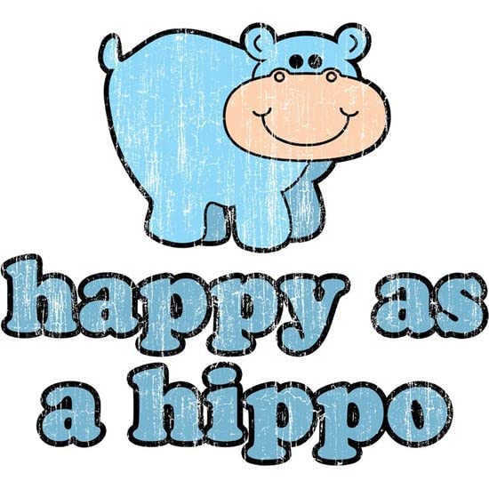 CafePress Happy As A Hippo Mug Ceramic Coffee Mug, Tea Cup 11 oz