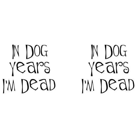 CafePress In Dog Years I'm Dead Mug Ceramic Coffee Mug, Tea Cup 11 oz