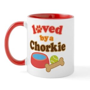 cafepress chorkie dog gift mug ceramic coffee mug, tea cup 11 oz