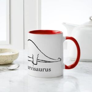 CafePress Normalsaur Mugs Ceramic Coffee Mug, Tea Cup 11 oz