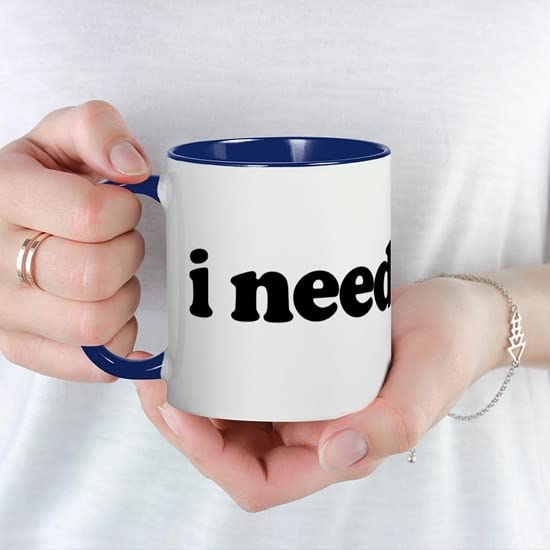 CafePress I Need A Nap Mug Ceramic Coffee Mug, Tea Cup 11 oz