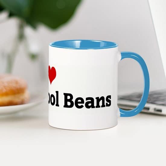 CafePress I Love Saying Cool Beans Mug Ceramic Coffee Mug, Tea Cup 11 oz