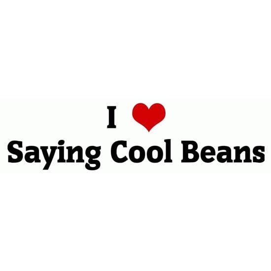 CafePress I Love Saying Cool Beans Mug Ceramic Coffee Mug, Tea Cup 11 oz