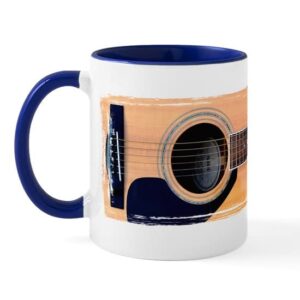 cafepress acoustic guitar mug ceramic coffee mug, tea cup 11 oz