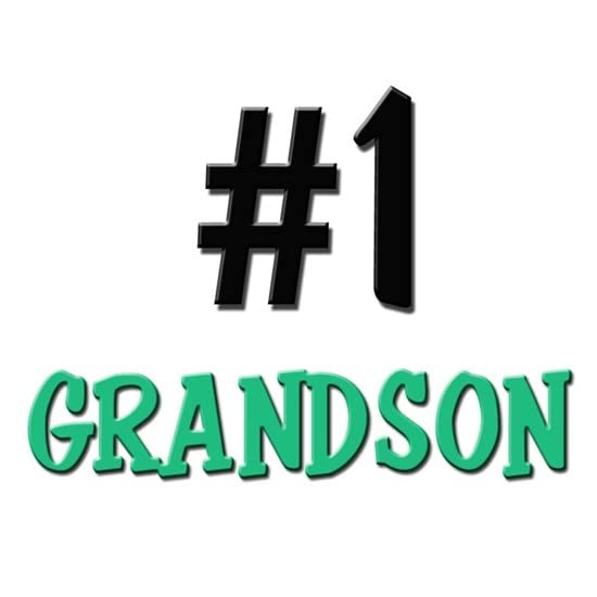 CafePress Number 1 GRANDSON Mug Ceramic Coffee Mug, Tea Cup 11 oz