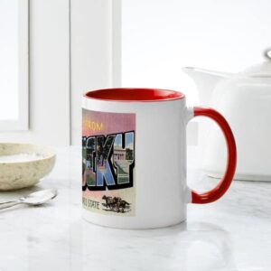 CafePress Kentucky Greetings Mug Ceramic Coffee Mug, Tea Cup 11 oz