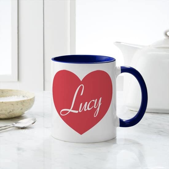 CafePress I Love Lucy Heart Ceramic Coffee Mug, Tea Cup 11 oz