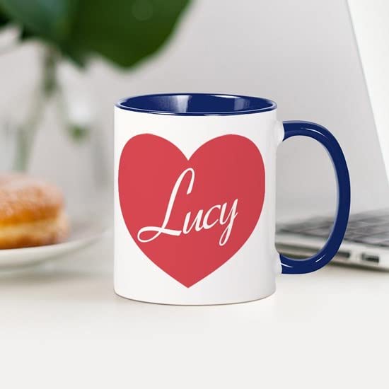 CafePress I Love Lucy Heart Ceramic Coffee Mug, Tea Cup 11 oz