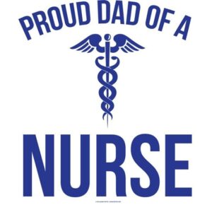 CafePress Proud Dad Of A Nurse Mugs Ceramic Coffee Mug, Tea Cup 11 oz