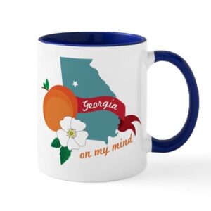 cafepress georgia on my mind mug ceramic coffee mug, tea cup 11 oz