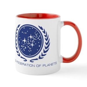 cafepress united federation of planets mug ceramic coffee mug, tea cup 11 oz