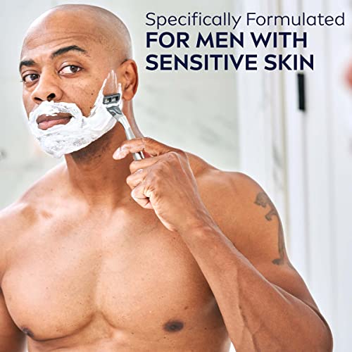 NIVEA MEN Sensitive Shave Gel with Vitamin E, Soothing Chamomile and Witch Hazel Extracts, 3 Pack of 7 Oz Cans