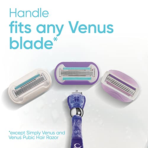 Gillette Venus Extra Smooth Swirl Razors for Women, 1 Venus Razor, 4 Razor Blade Refills, Flexiball Handle for a Close, Smooth Shave