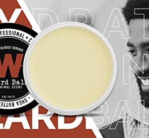 Woodlee’s Beard Balm for Men – Barber Grade Beard Care - Beard Conditioner - Soften & Strengthens Beard - Masculine Scent - Shea Butter - 2 o