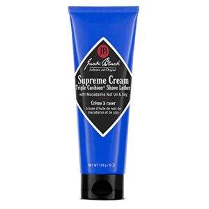 jack black supreme cream triple cushion, 6 oz