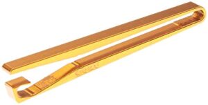 simian tweezers – precision tweezers professional quality made in japan for eyebrow eyelash women and men (gold)