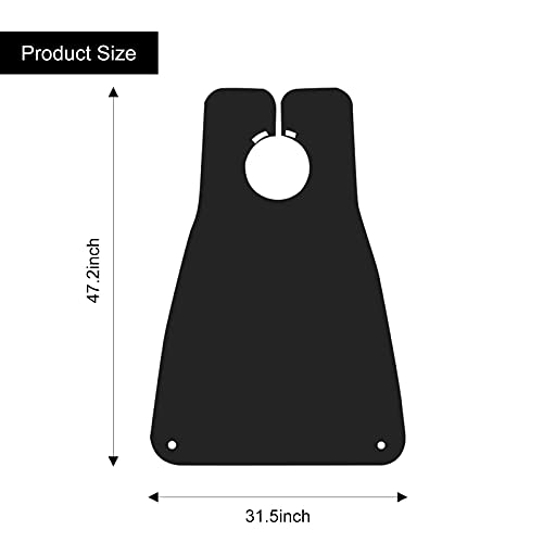 2Packs Beard Bib Apron Beard Shaving Cloth for Shaving and Trimming Beard Hair Catcher Grooming Cloth with 2 Suction Cups Great Gift For Men Husband Father Boyfriend