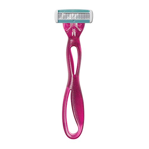 BIC Soleil Bella Click Women's 4-Blade Disposable Razor, 1 Handle and 12 Cartridges