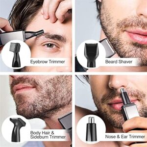 OZELS Men's Electric Shaver sideburns Repair Shaver Eyebrow Trimmer USB Rechargeable Nose Hair Trimmer