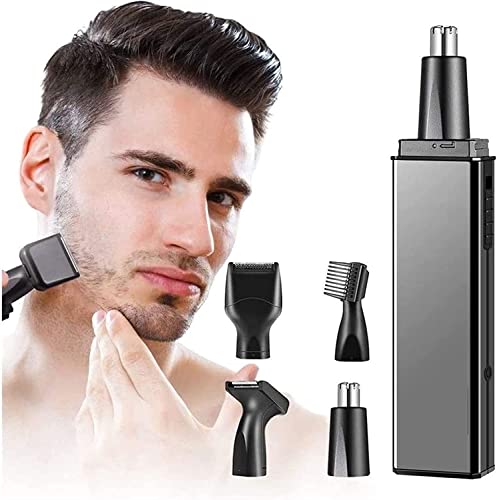 OZELS Men's Electric Shaver sideburns Repair Shaver Eyebrow Trimmer USB Rechargeable Nose Hair Trimmer