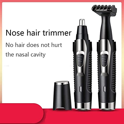 OZELS Ear and Nose Hair Trimmer Rechargeable Nose Trimmer for Men and Women Nose Clippers Eyebrow Facial Hair Trimmer Body Grooming KitWaterproof Dual Edge Blades