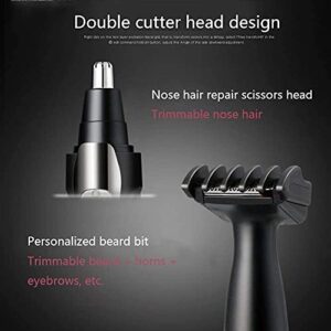 OZELS Ear and Nose Hair Trimmer Rechargeable Nose Trimmer for Men and Women Nose Clippers Eyebrow Facial Hair Trimmer Body Grooming KitWaterproof Dual Edge Blades