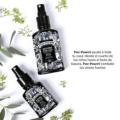 Poo-Pourri Before-You-Go Toilet Spray, Royal Flush, Travel Size 10 mL - Eucalyptus and Spearmint