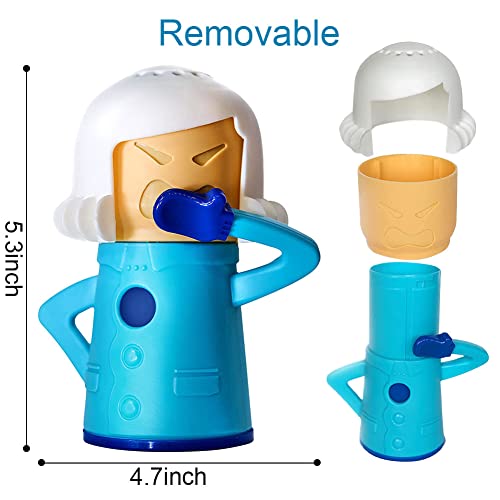 Abnaok Microwave Cleaner Angry Mom with Fridge Odor Absorber Cool Mom(2pcs)